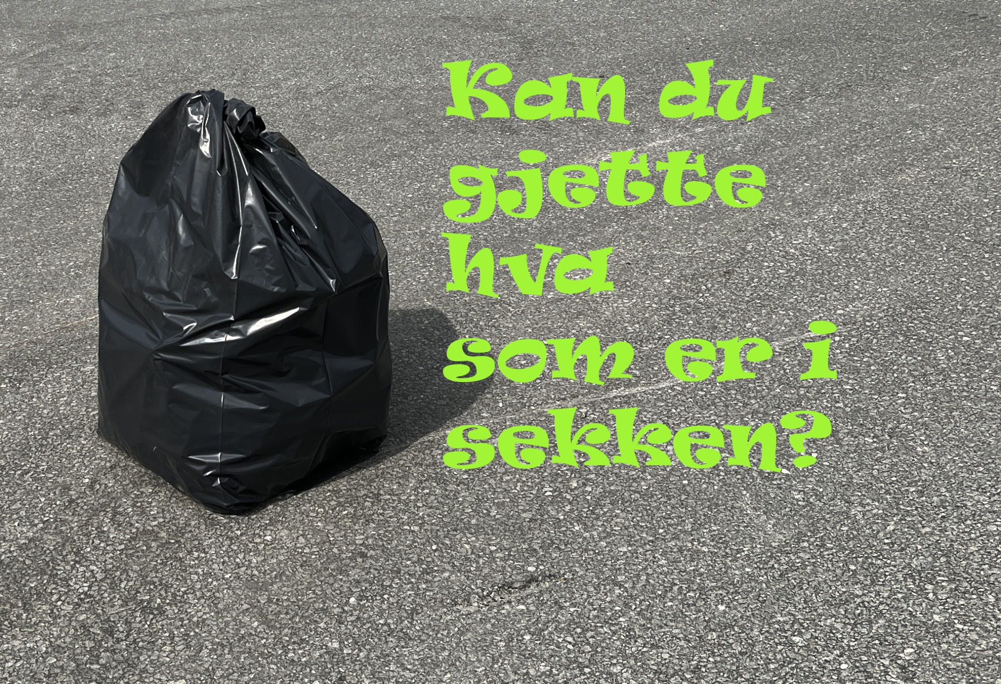 Bruk alltid transparent sekk til avfall! - LAS Lofoten